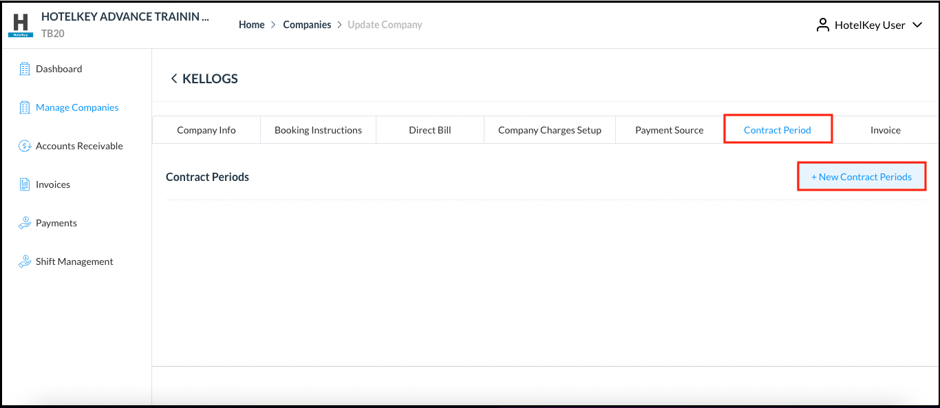 Attach Company Rate Plan and Contract Period