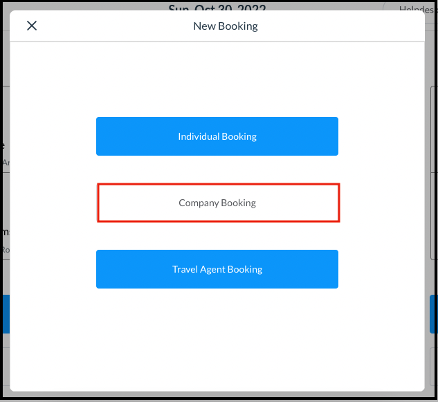 Create a Company Reservation