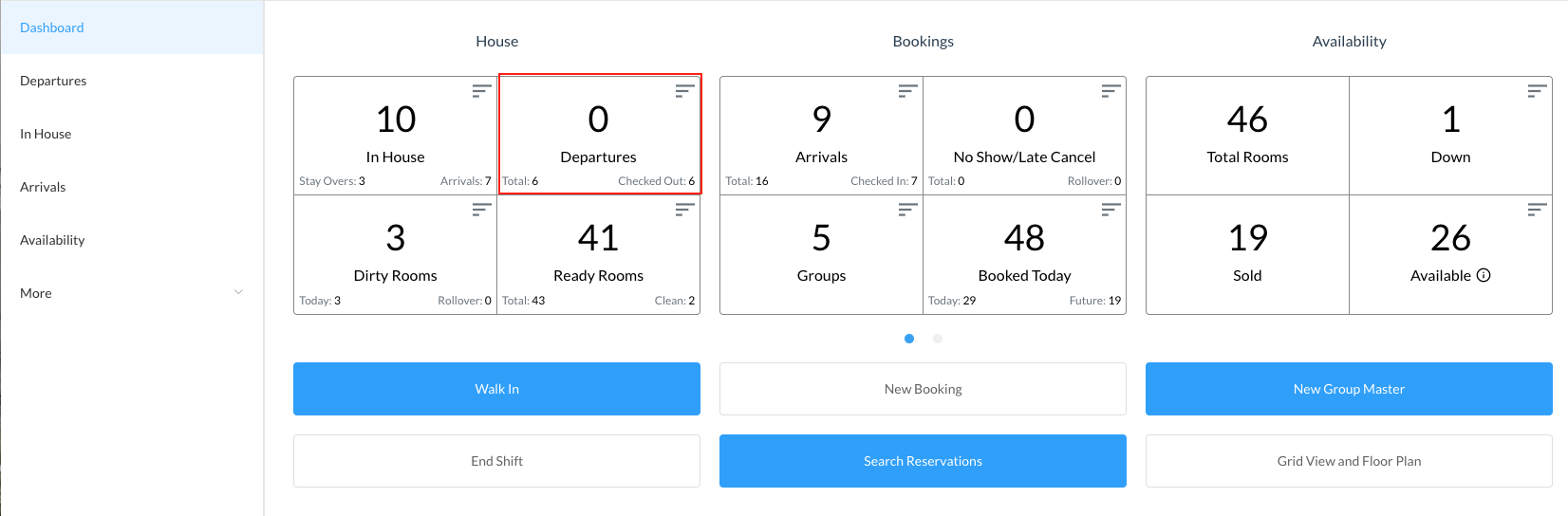 Check Out a Reservation