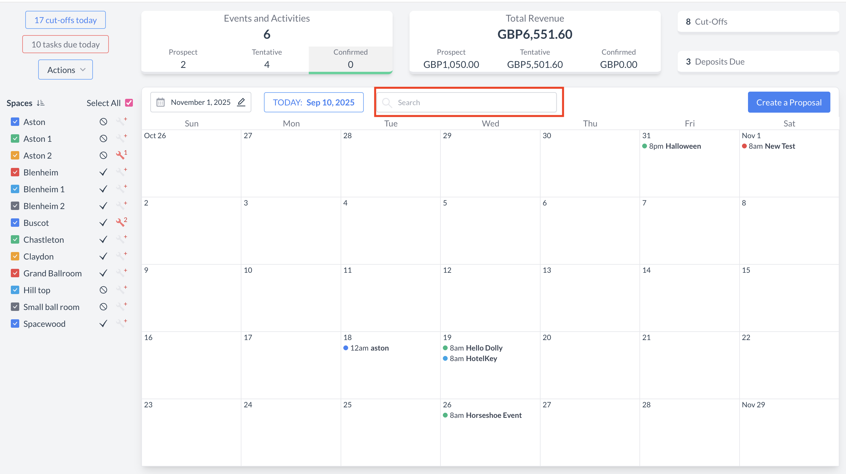 Print Banquet Event Orders (BEO)