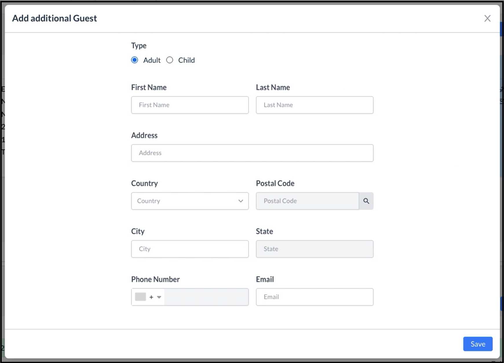 Add Guest to an Activity Booking