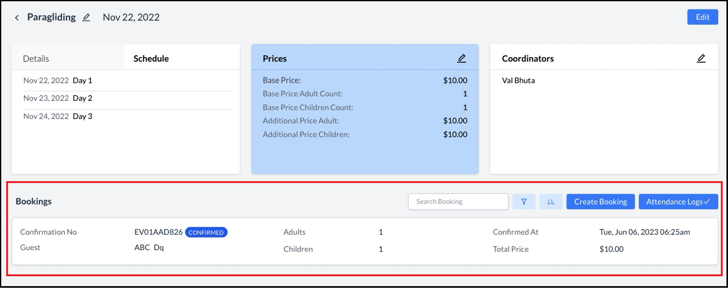 Cancel Activity Booking, With or Without Refund