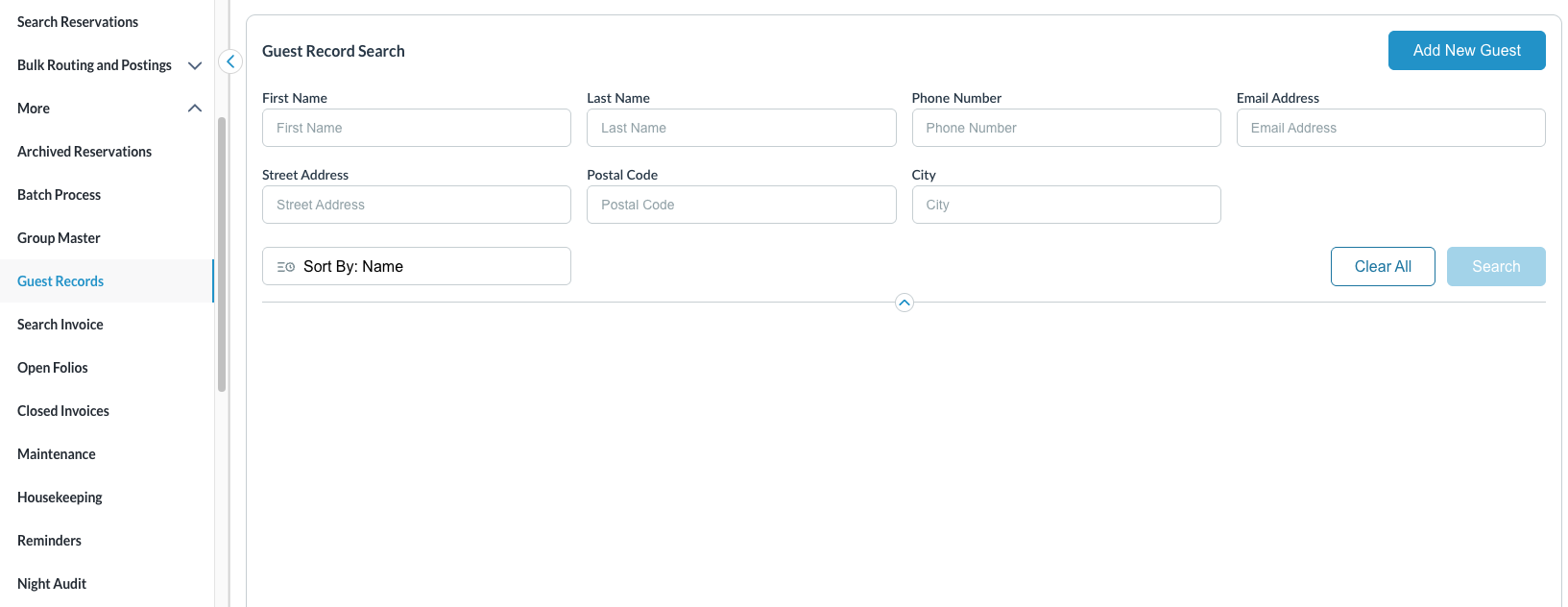 Guest Record Dashboard .ng