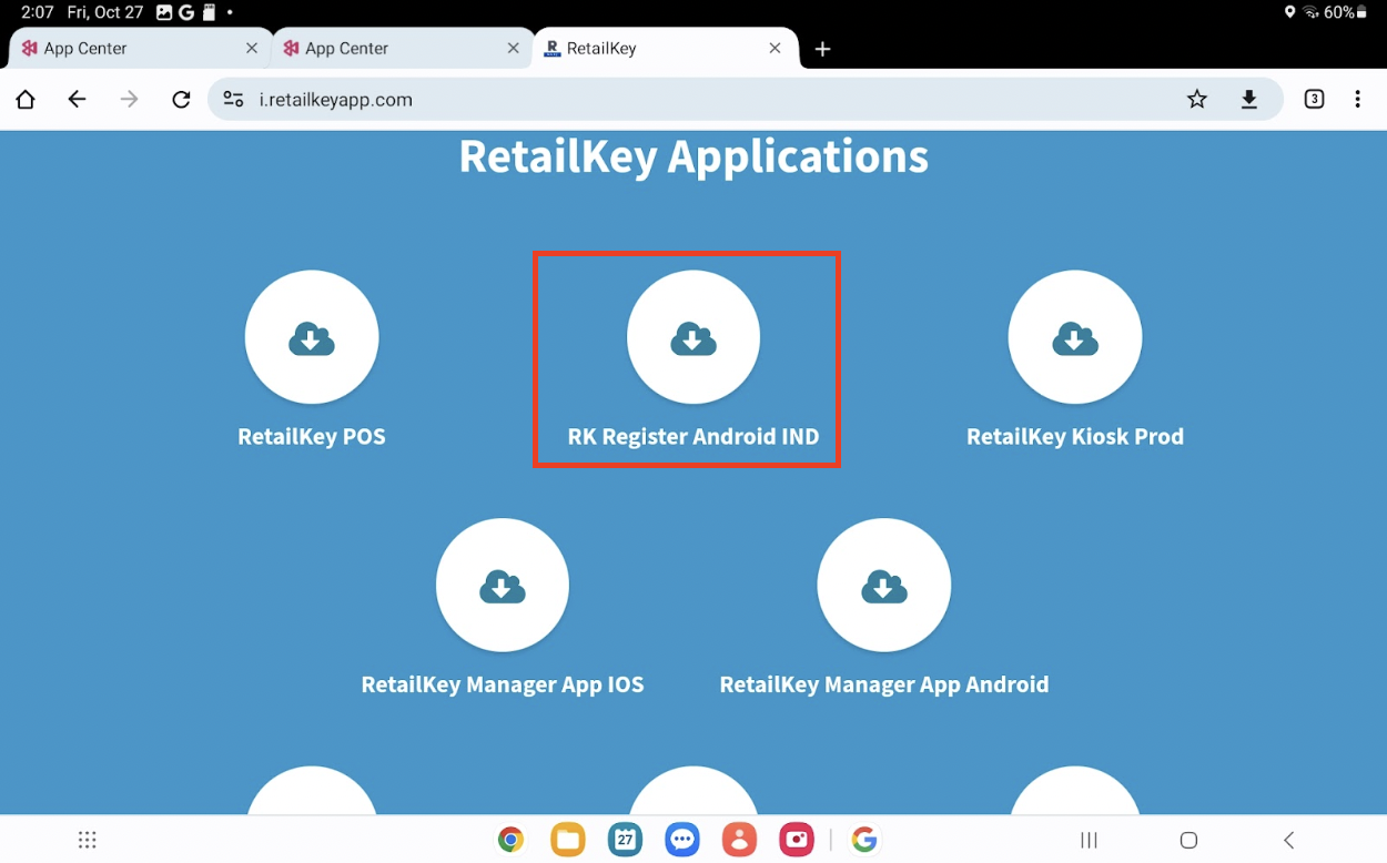 Install the RetailKey Application - Android