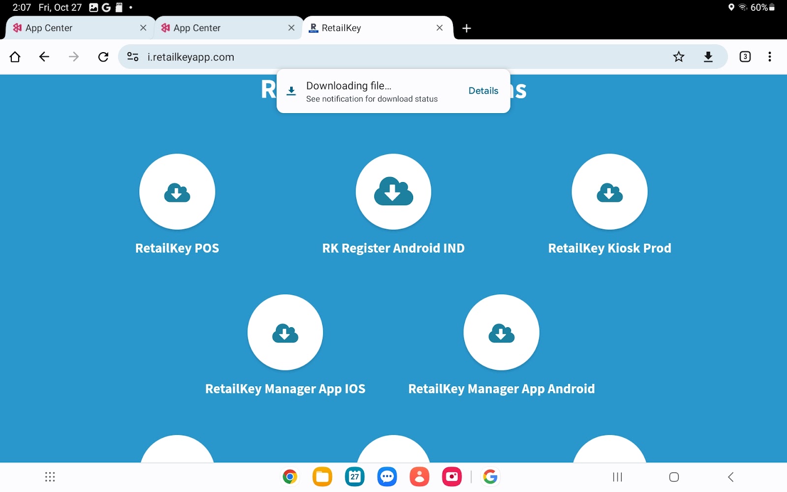 Install the RetailKey Application - Android