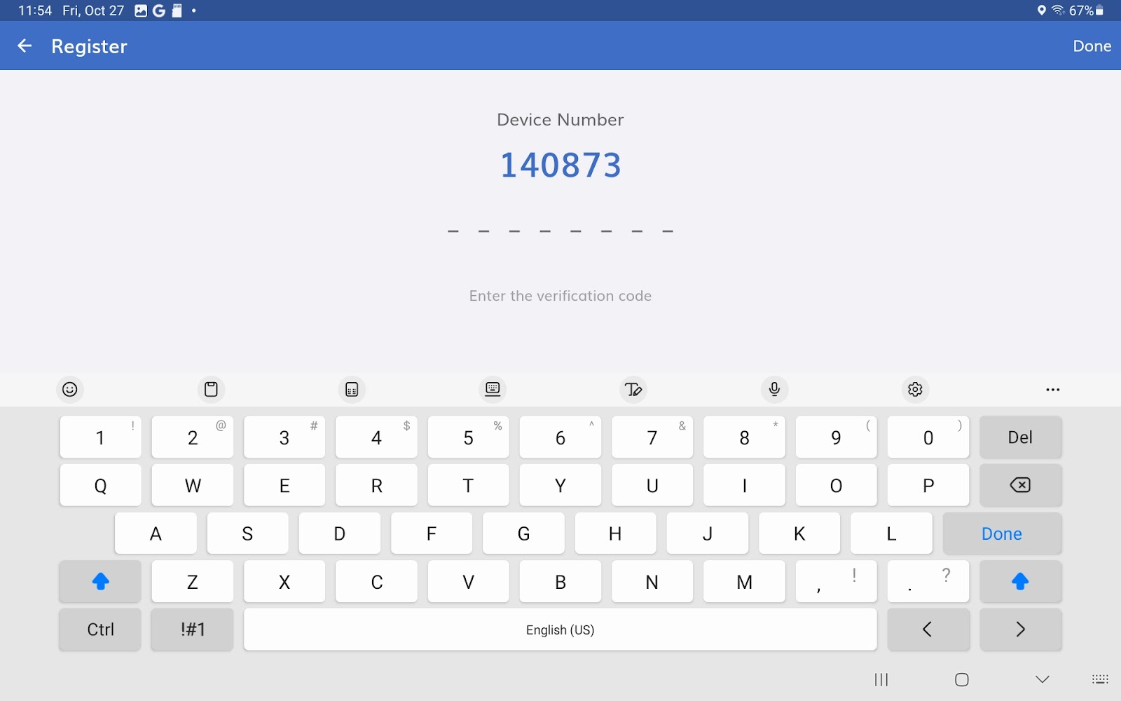 Device Registration and First Time Login - Android