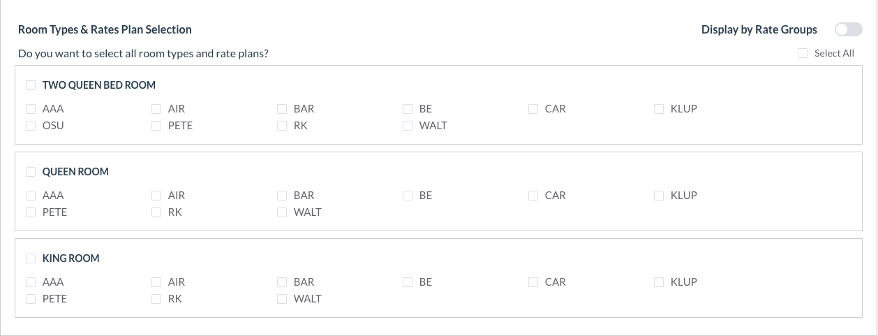 Allow for Overbooking on Room Types and Rate Plans