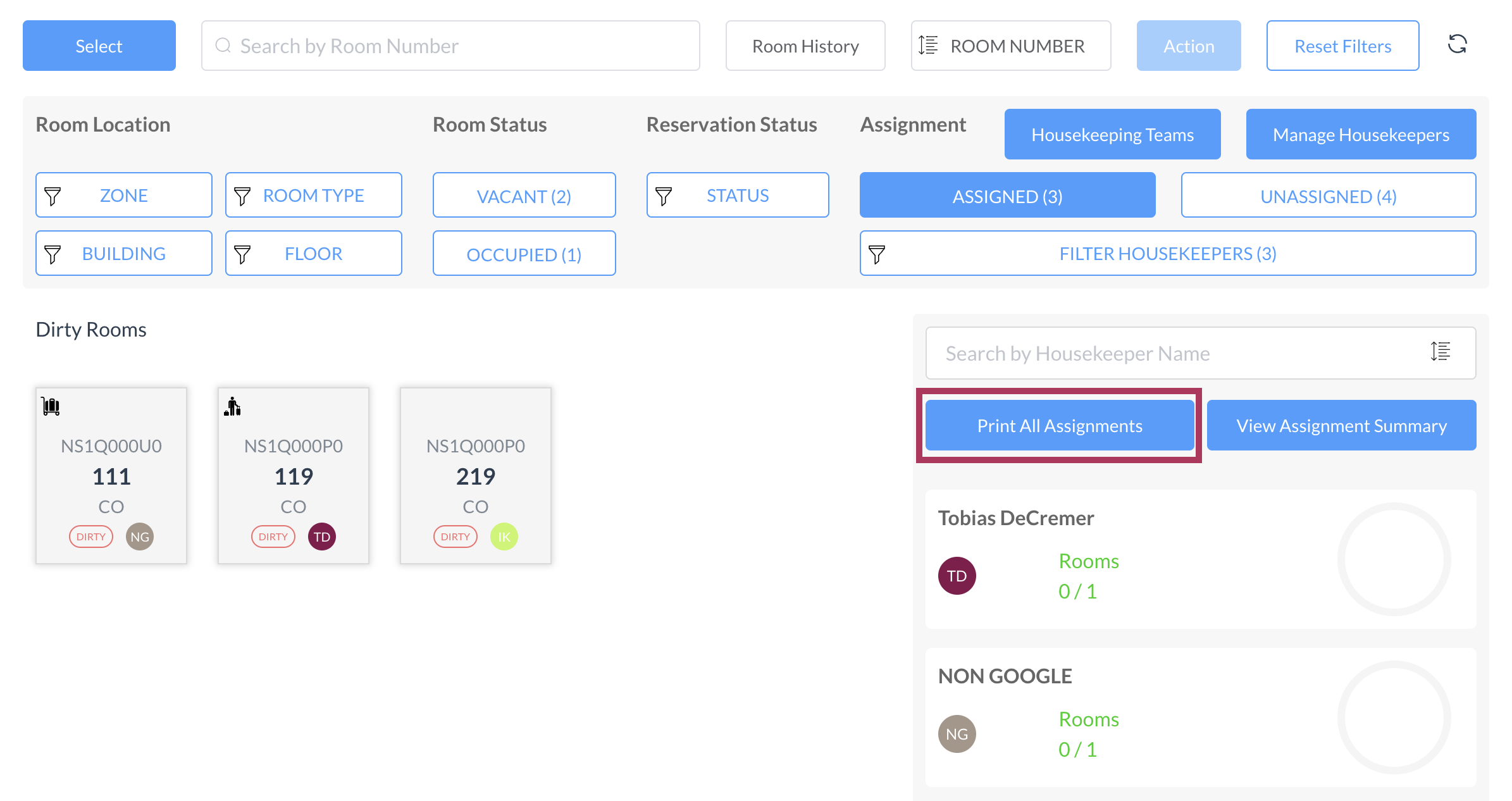 Print Housekeeping Assignment Sheet .ng