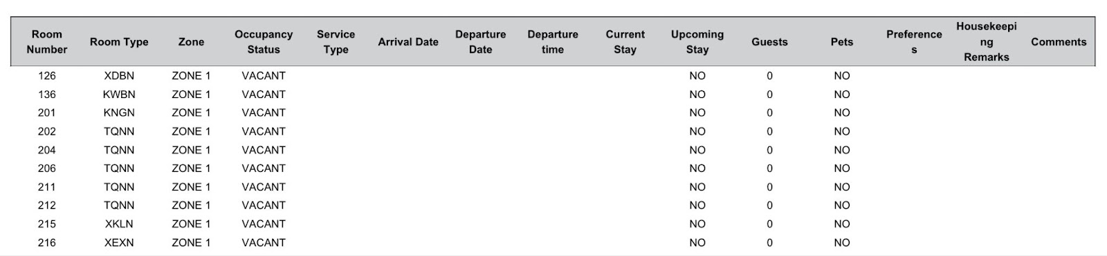 Housekeeping Sheet .ng