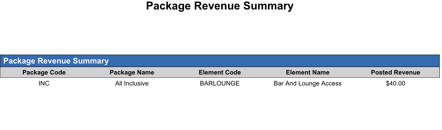 Package Revenue Summary .ng