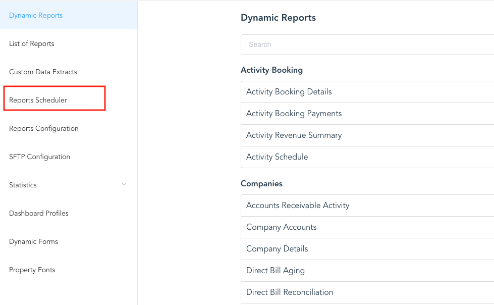 How to Configure the Report Scheduler