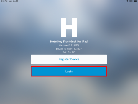 Device Registration and First Time Login - iOS