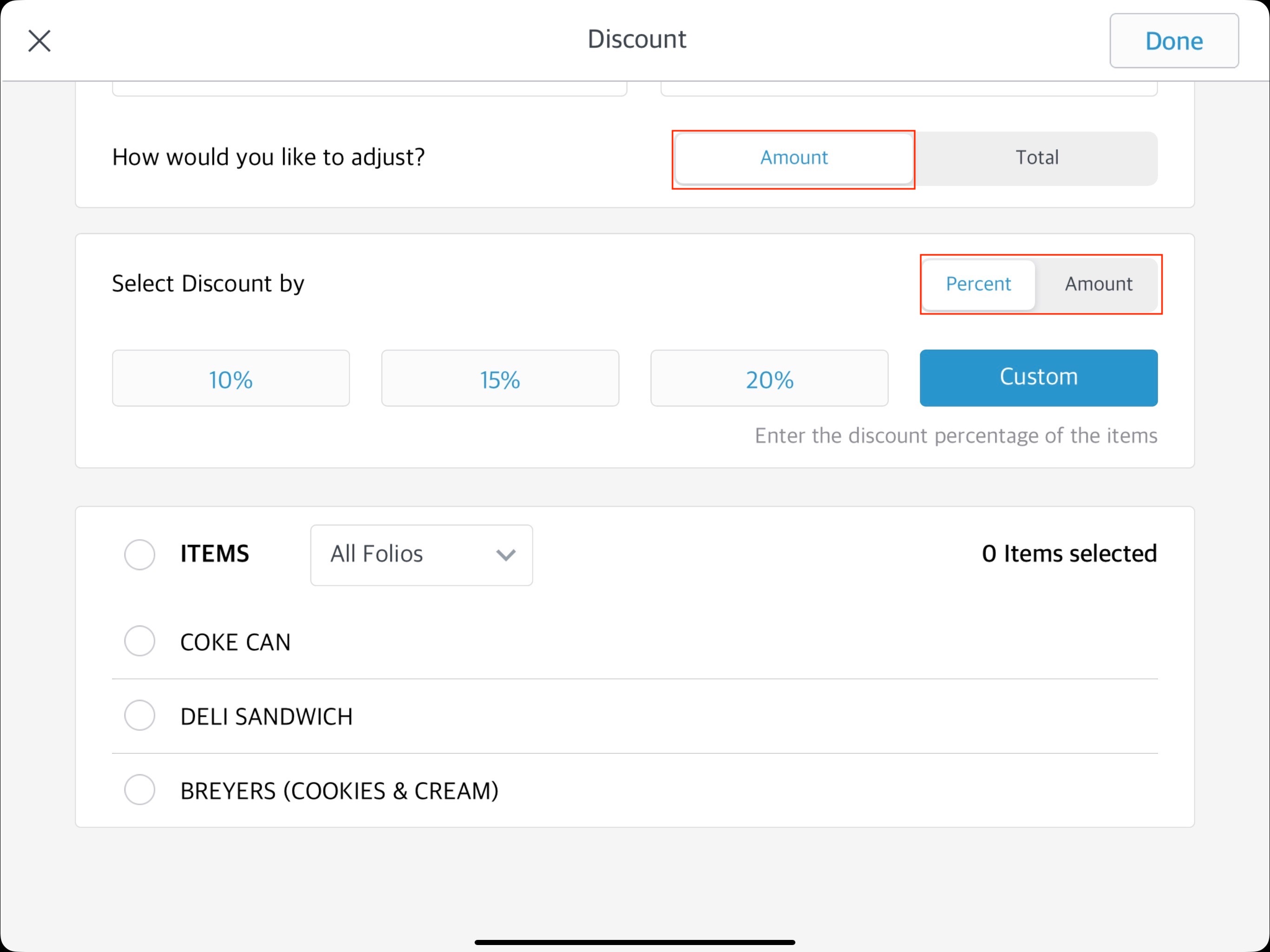 How to Apply a Discount