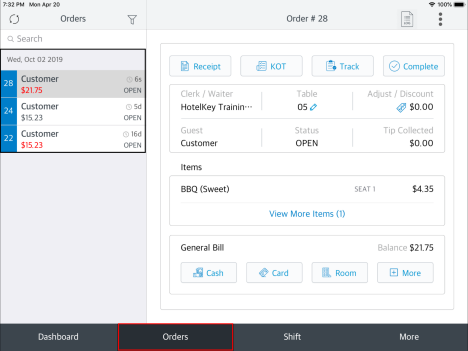 How to View Orders